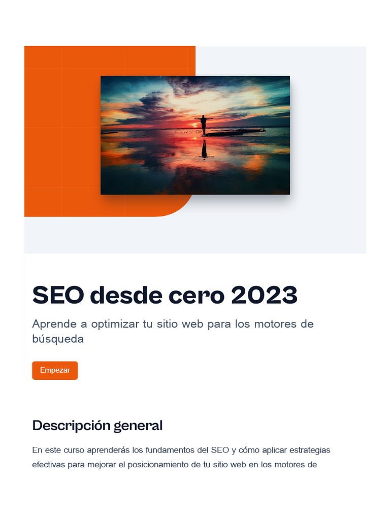 SEO Desde Cero 2023. Aprende A Optimizar Tu Sitio Web para Los Motores de Búsqueda | PDF ...