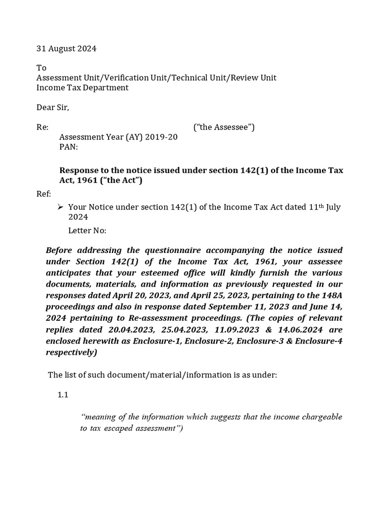 Enclosure-5 Response - 142 (1) - Dharmesh Chauhan Dated 31.08.2024 | PDF | Justice | Crime ...