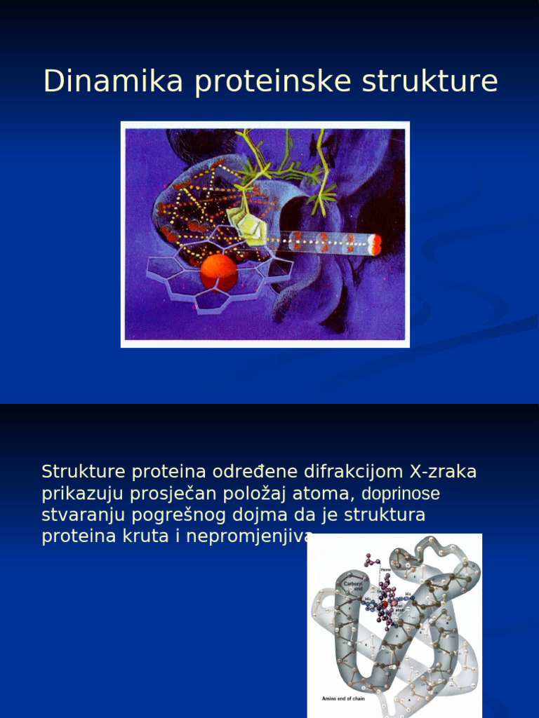2 Dinamika Proteinske Strukture | PDF