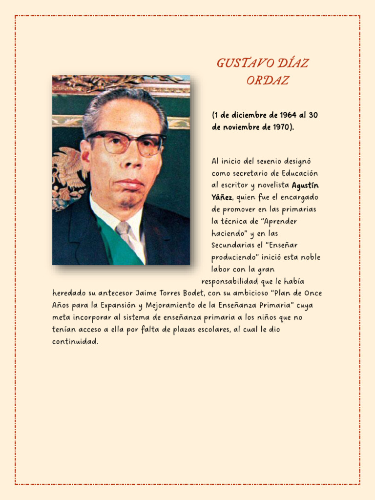 Gustavo Diaz Ordaz Pdf