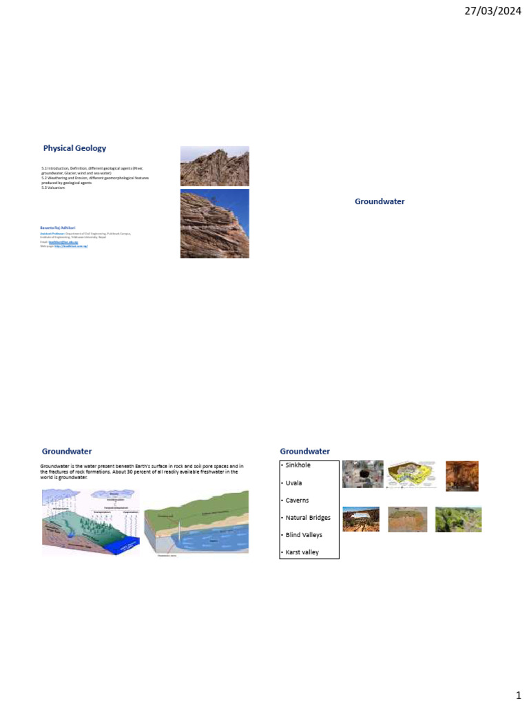 Chapter_5.2_Physical_Geology | PDF | Sinkhole | Continental Shelf