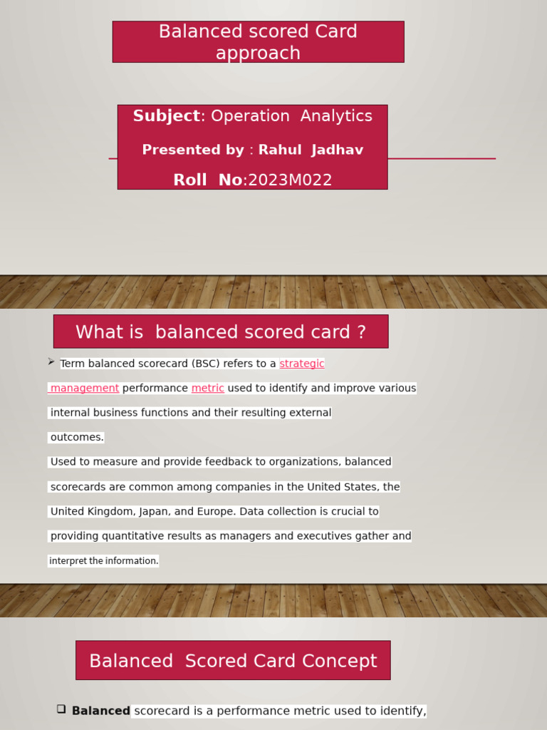 Balanced Scorecard Overview and Benefits | PDF | Performance Indicator | Economies