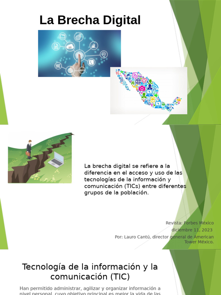 La Brecha Digital Completo y Corregido | PDF | Tecnología de información y comunicaciones | México