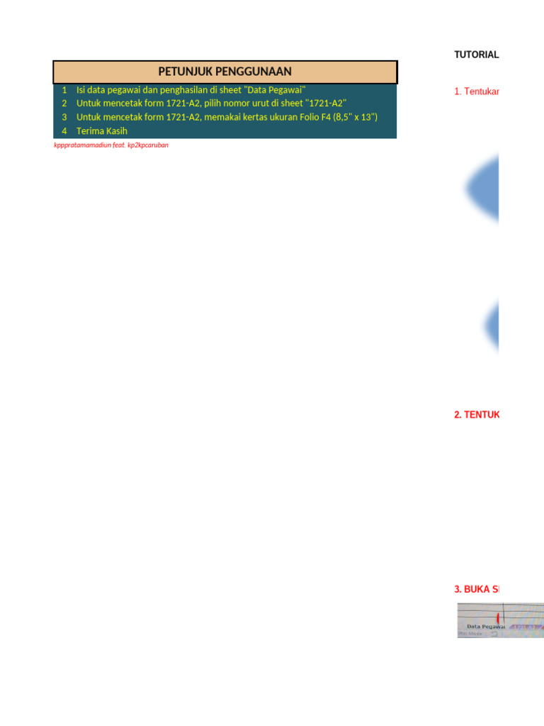 Tutorial Pengisian Form 1721-A2 Pajak | PDF