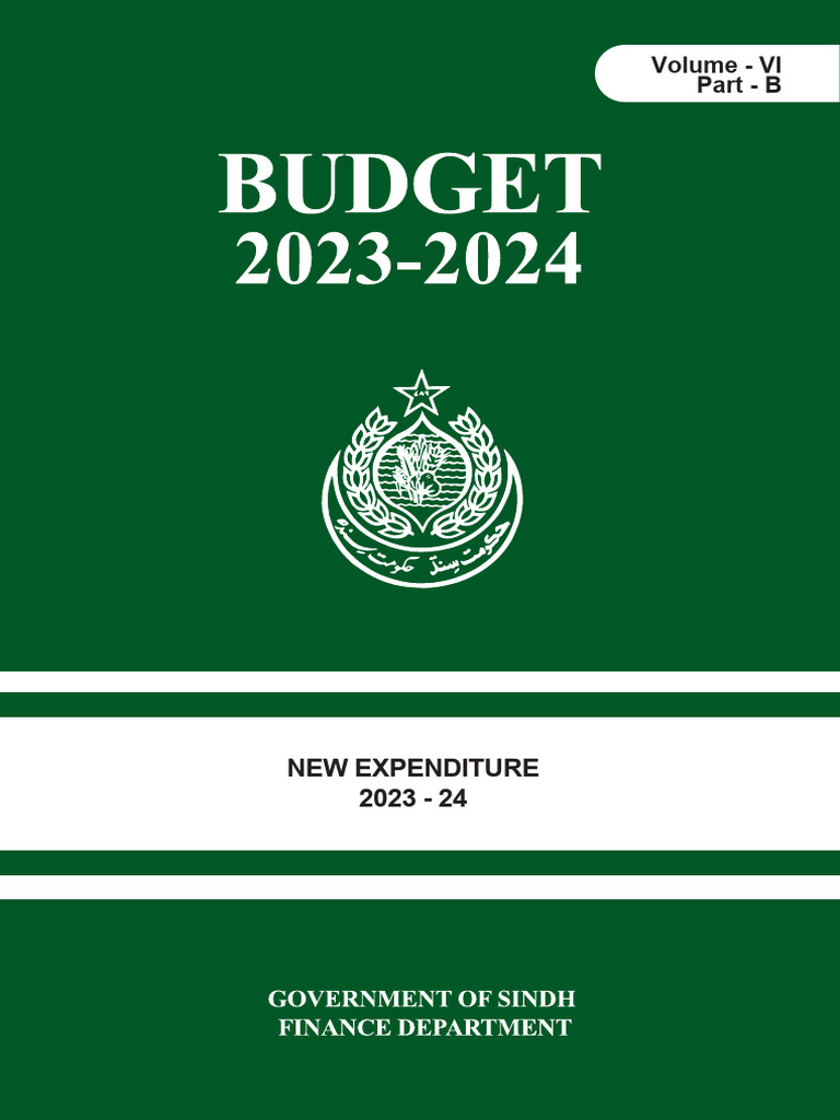 Sindh Government Budget 2023 - 24 | PDF | Taxes | Excise