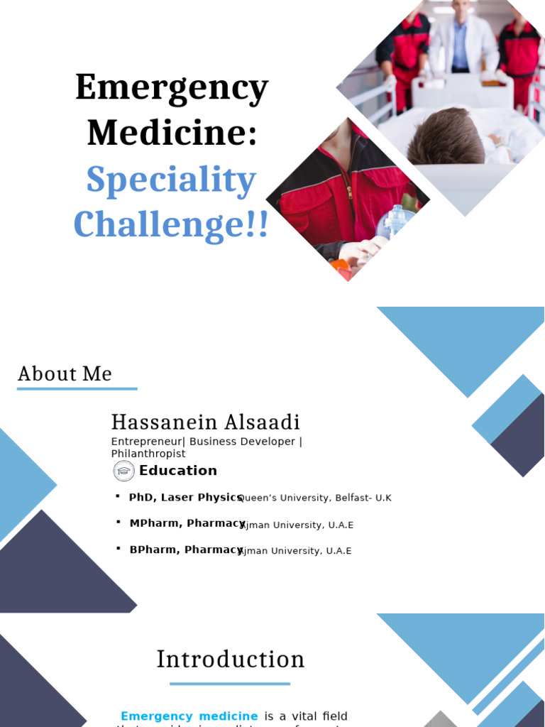 Challenges in Emergency Medicine | PDF | Emergency | Health Care