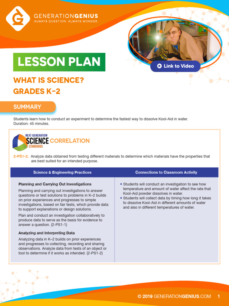 What-is-Science-Lesson-Plan-GG | PDF | Science | Experiment