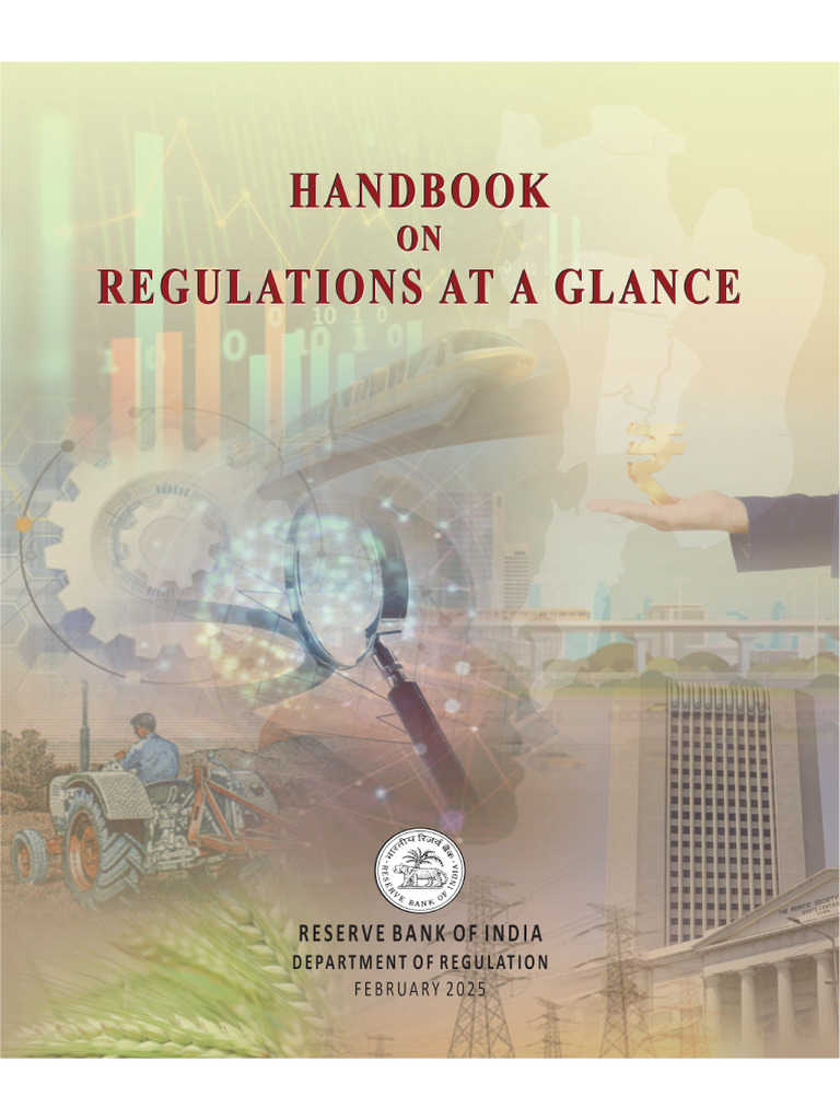 RBI Handbook On "Regulations at A Glance" | PDF | Loans | Capital ...
