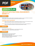 Line Plot Practice Worksheet | PDF | Length | Units Of Measurement