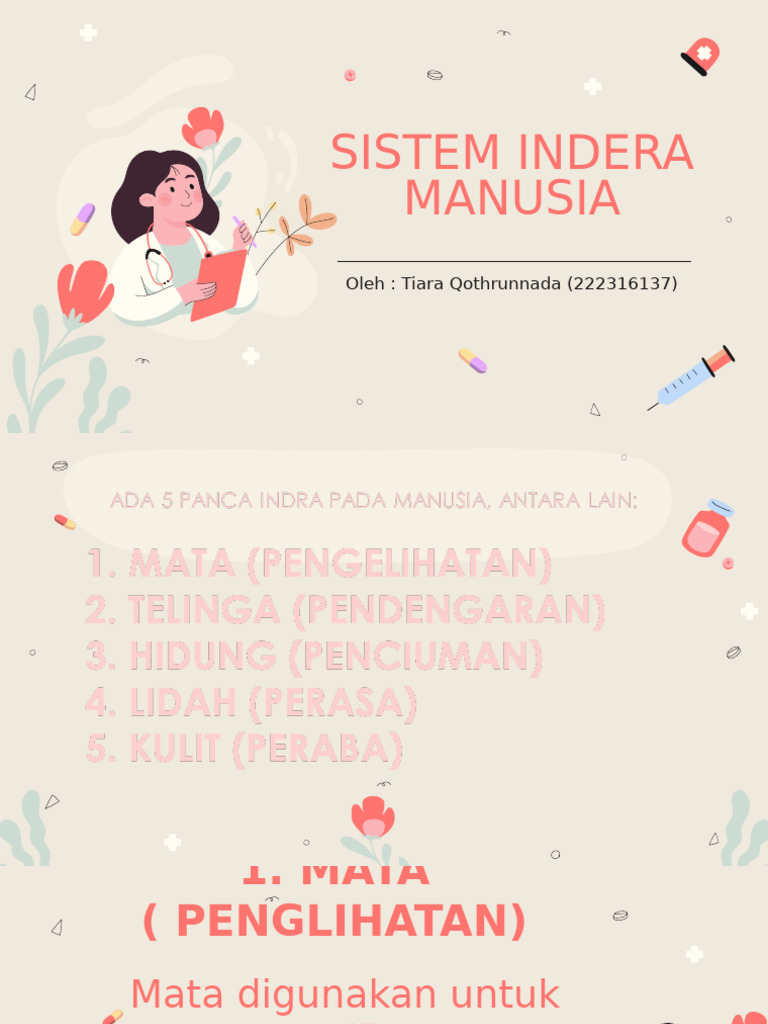 Tiara Qothrunnada Sistem Indera | PDF