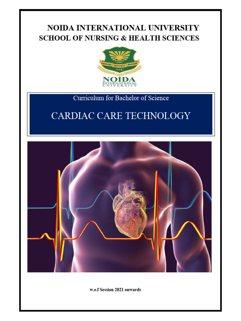 BSc in Cardiac Care Technology Curriculum | PDF | Health Care | Cardiology