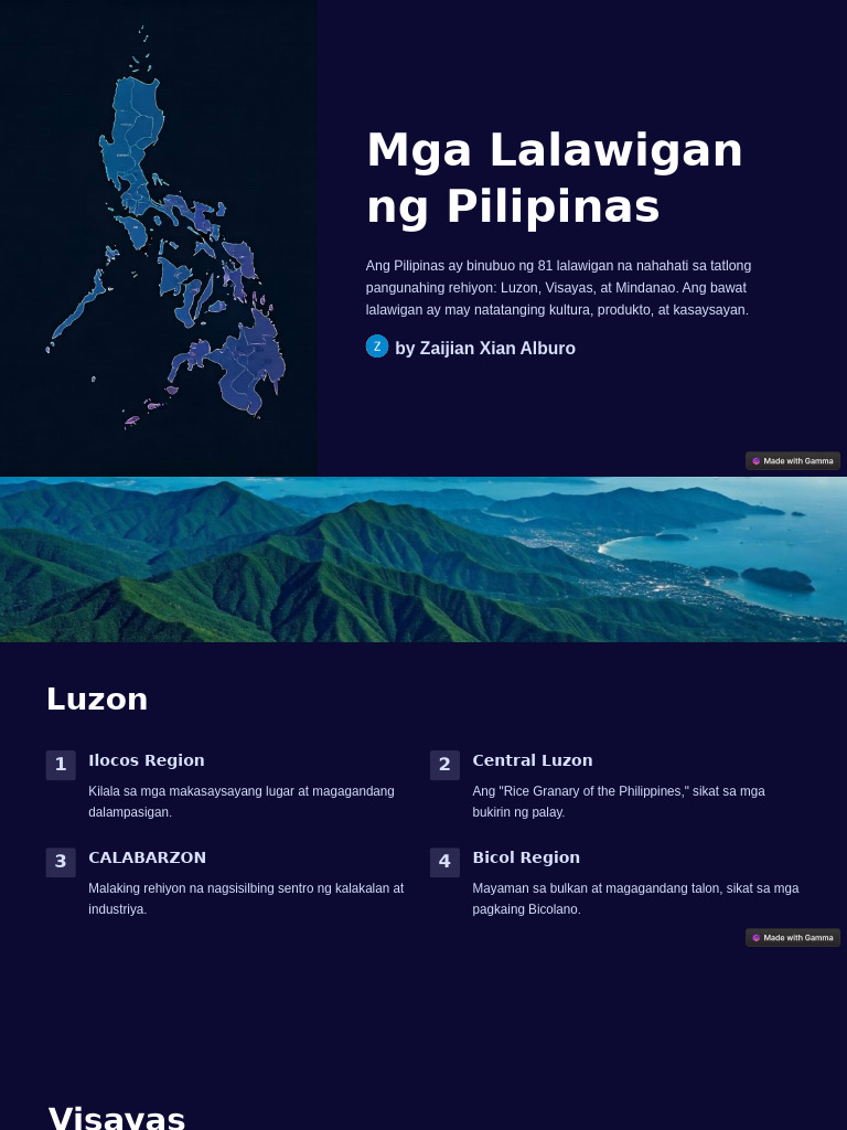 Mga Lalawigan Ng Pilipinas | PDF