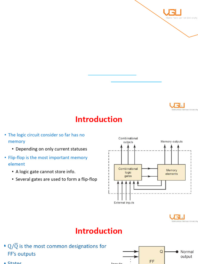 ECE204-Digital System Design-Lecture 3 - DSD Ch5 Flip-Flops and Related Devices | PDF ...