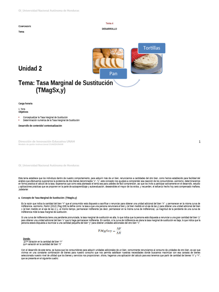 U2 - T4 - Tasa Marginal de Sustitución | PDF | Ciencias económicas ...