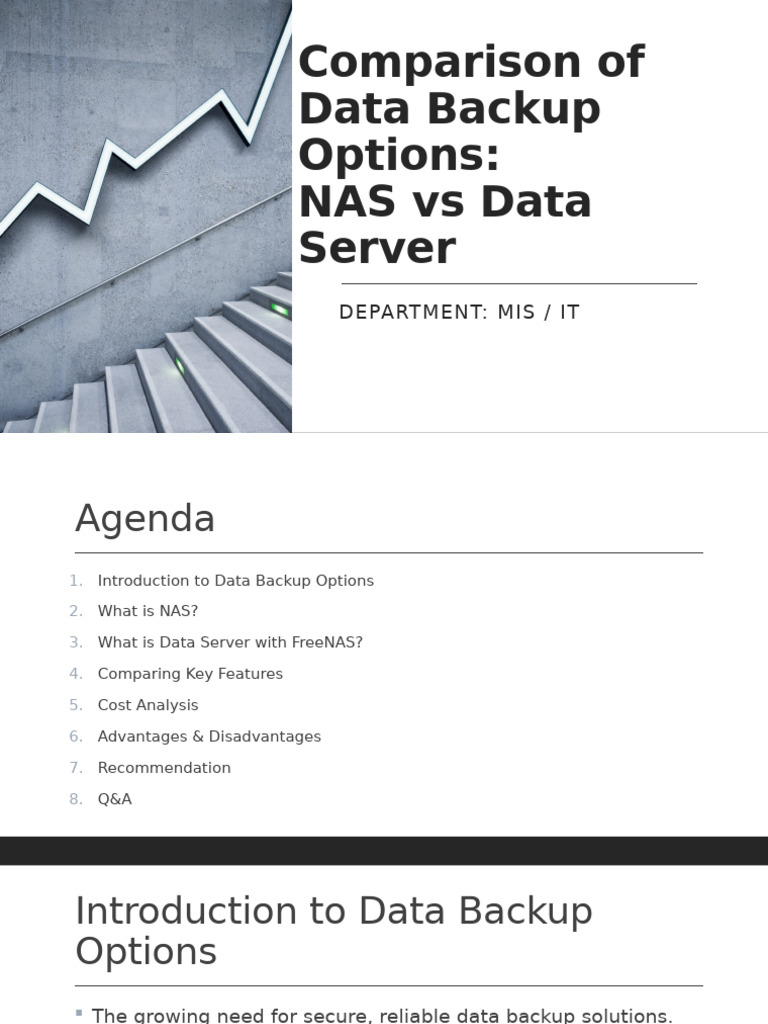 Comparison of Data Backup Options | PDF | Scalability | Server (Computing)