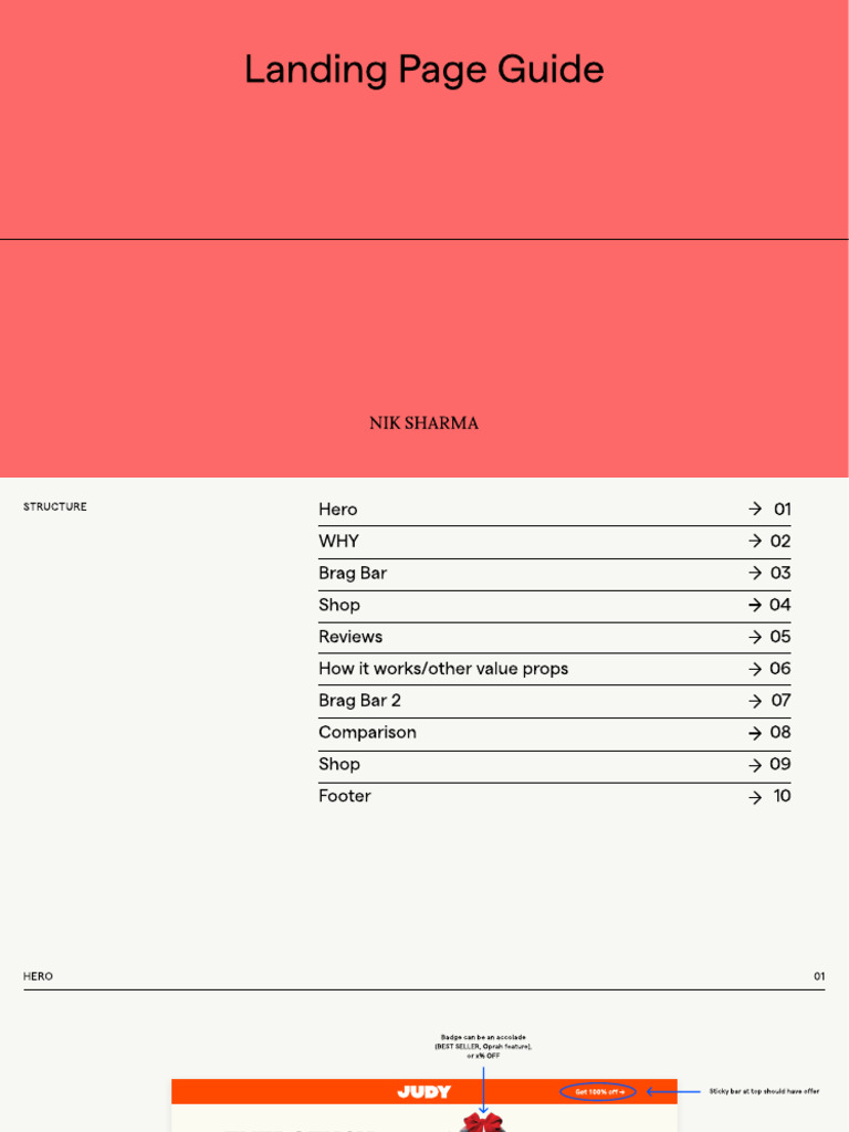 Nik Sharma Landing Page | PDF