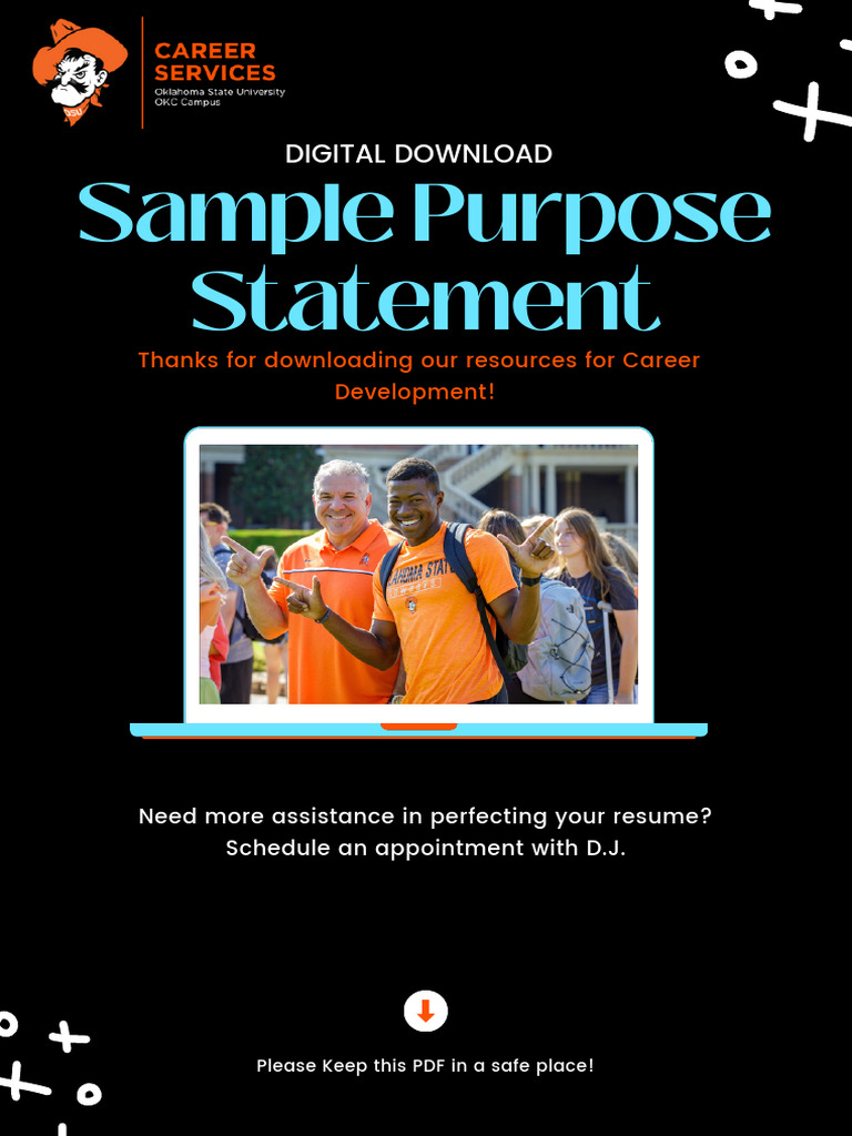 Sample Purpose Statement 2024 | PDF