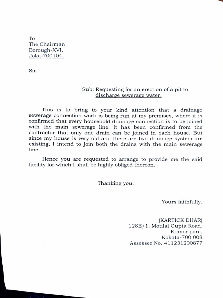 Drainage Connection | PDF