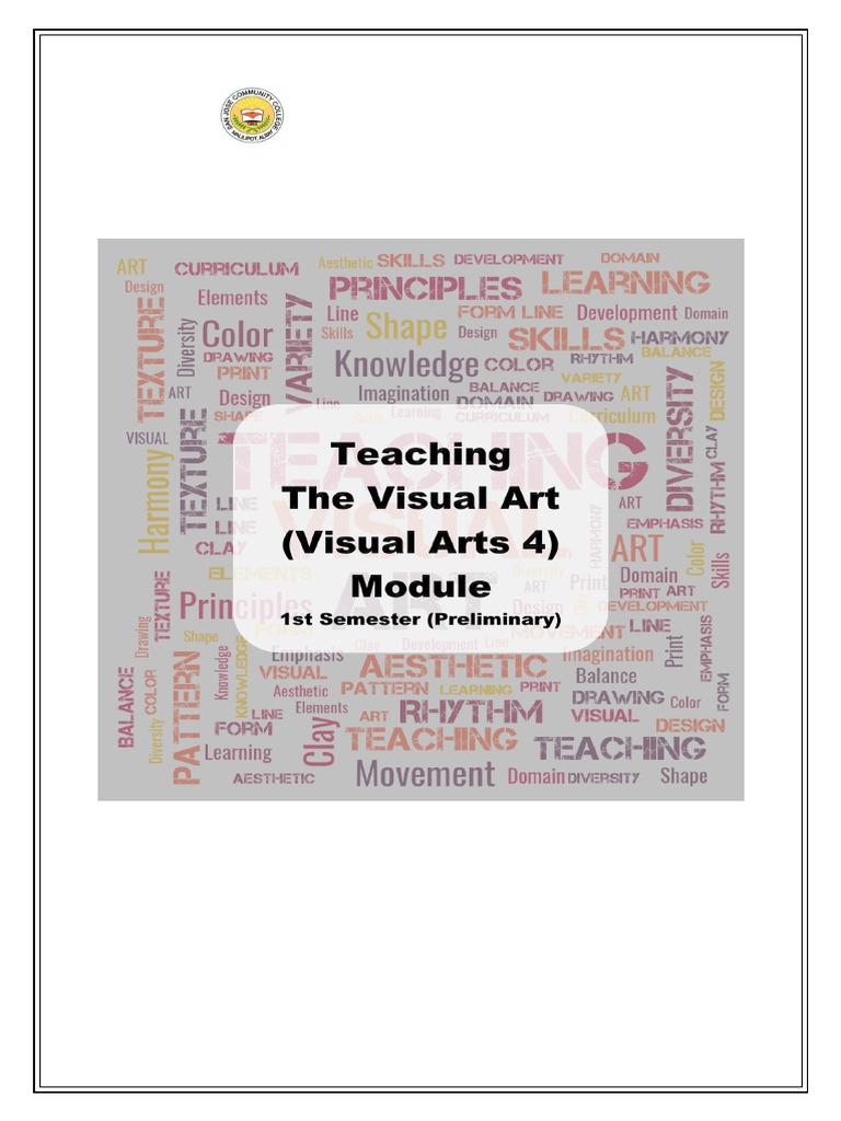 Visual Arts 4 - Lesson 1 To 3 | PDF | The Arts | Drawing