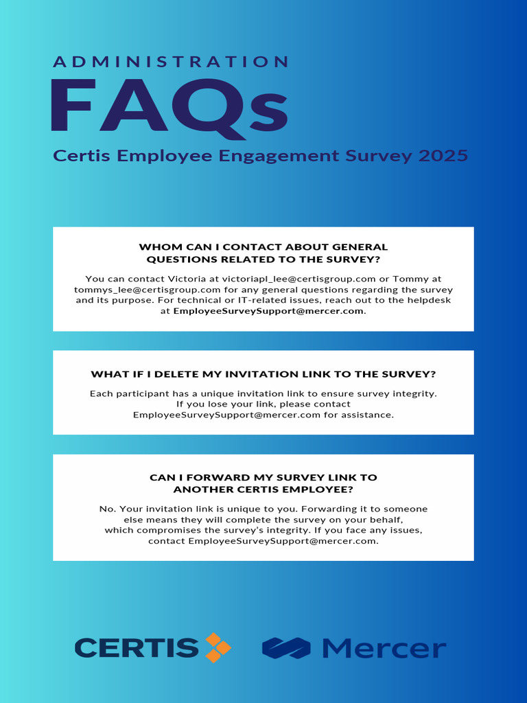Employee Opinion Survey 2025 - FAQs | PDF | Social Psychology