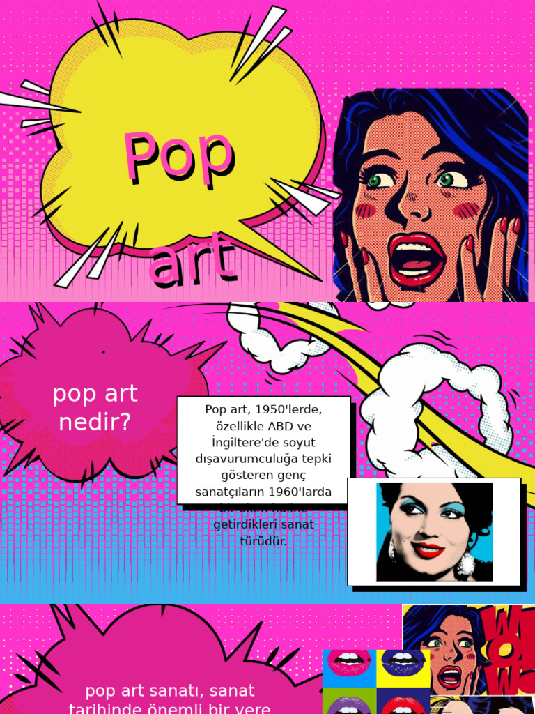 Bold Retro Introduction To Pop Art Presentation | PDF