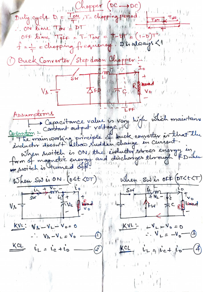 Buck and Boost Chopper | PDF
