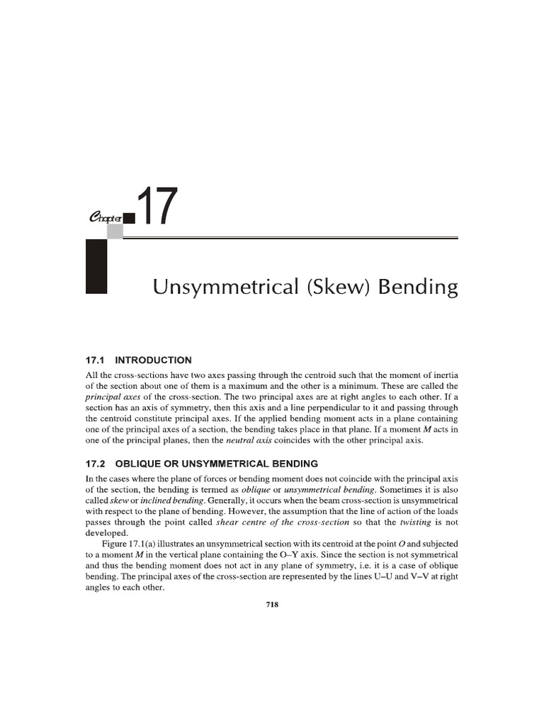 Unsymmetrical bending-II | PDF
