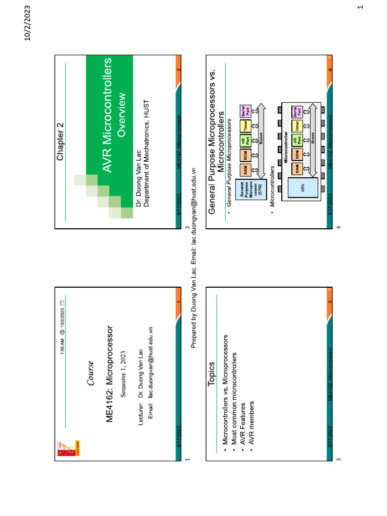 Lec_03 Introduction to AVR | PDF