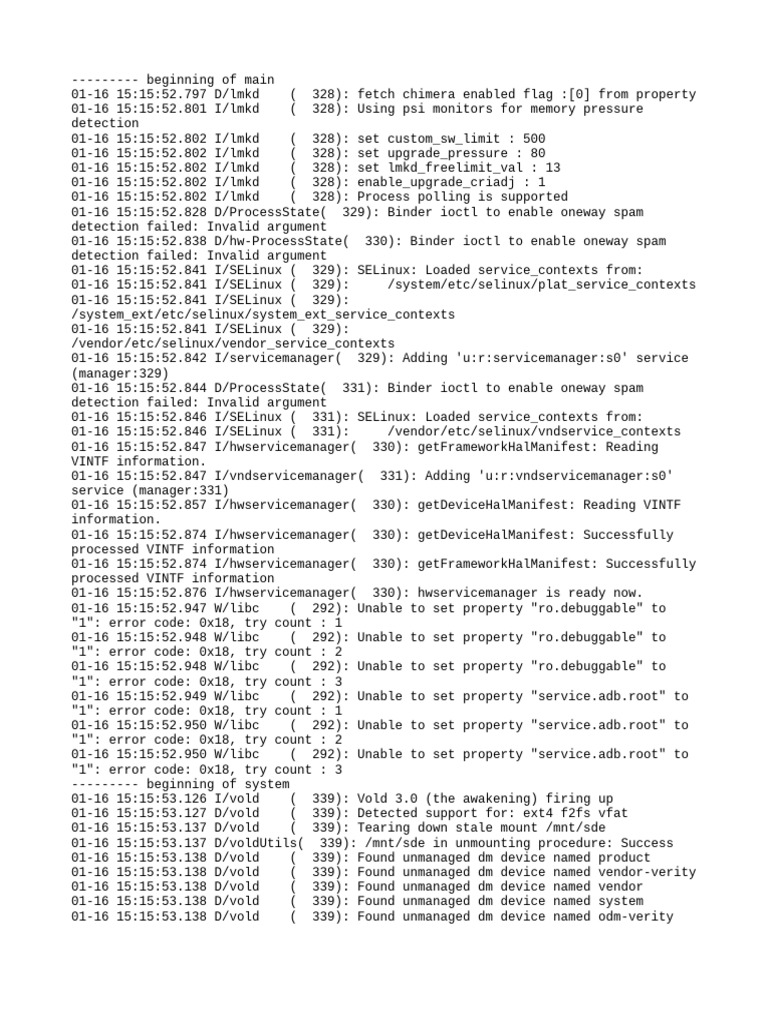 logcat_prev_csc_log | PDF | Operating System Technology | System Software