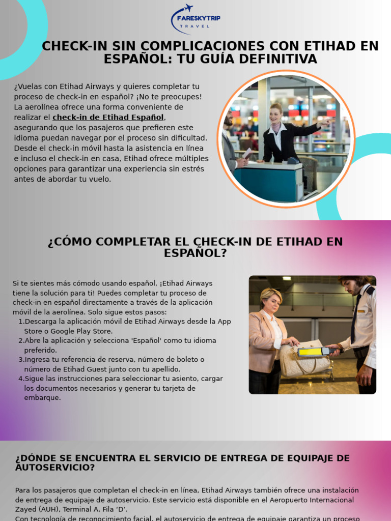 Cómo Completar el Check-in de Etihad en Español Rápida y Fácilmente ...