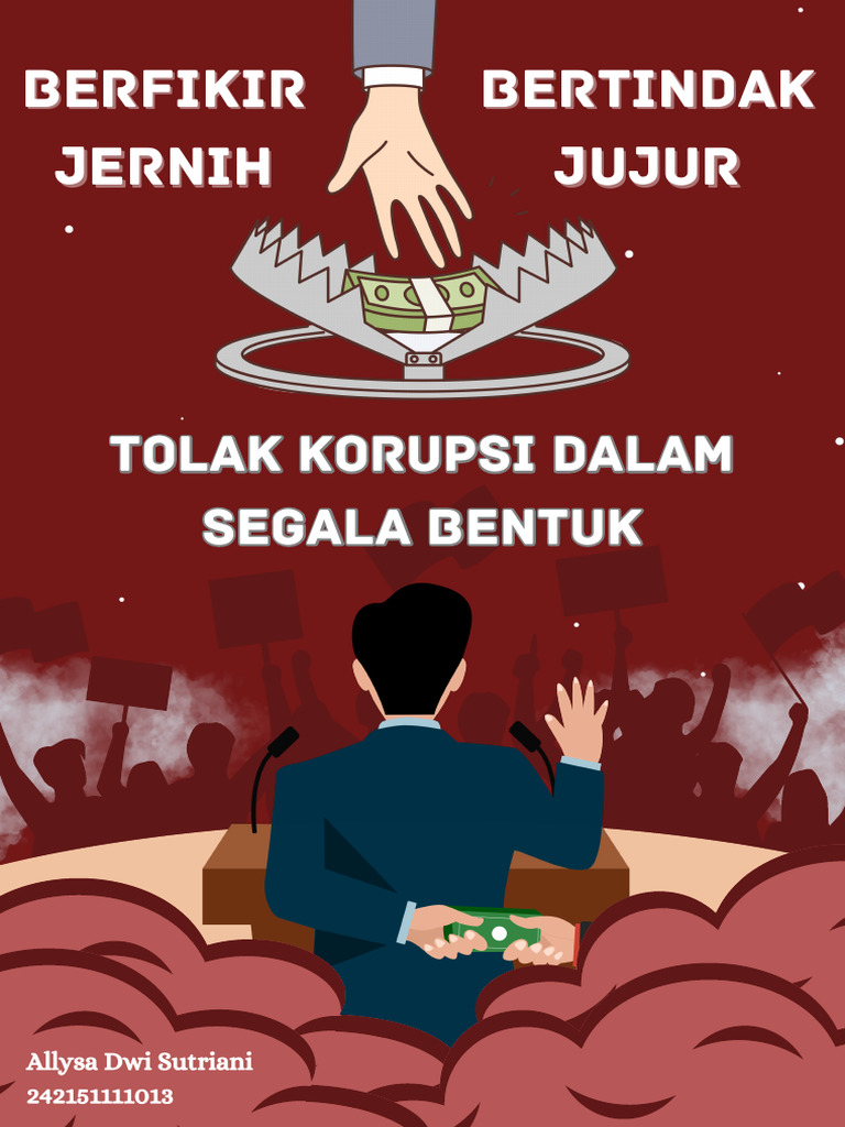 Merah Poster Kampanye Anti Korupsi_20250227_152758_0000 | PDF