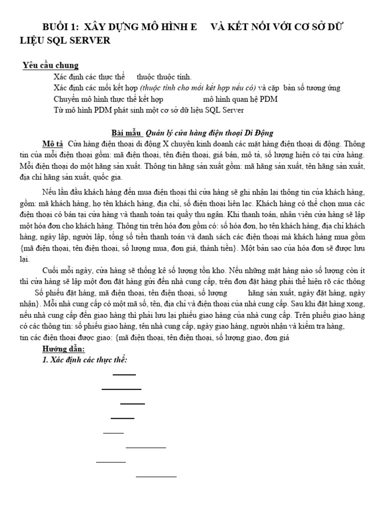 Thuc Hanh Buoi 1 | PDF