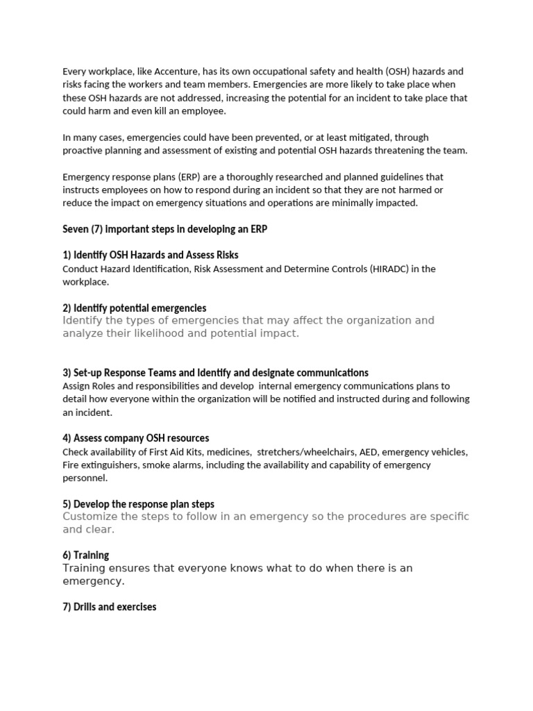 How To Prepare An EAP | PDF