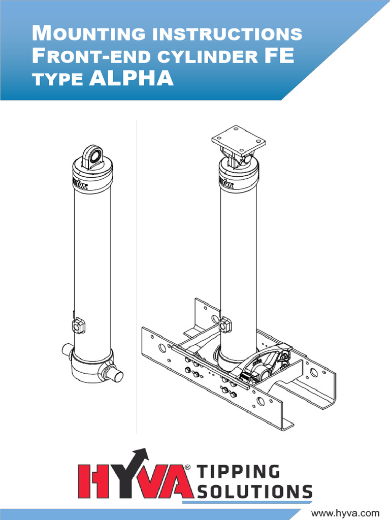 HYVA Mounting FE | PDF | Screw