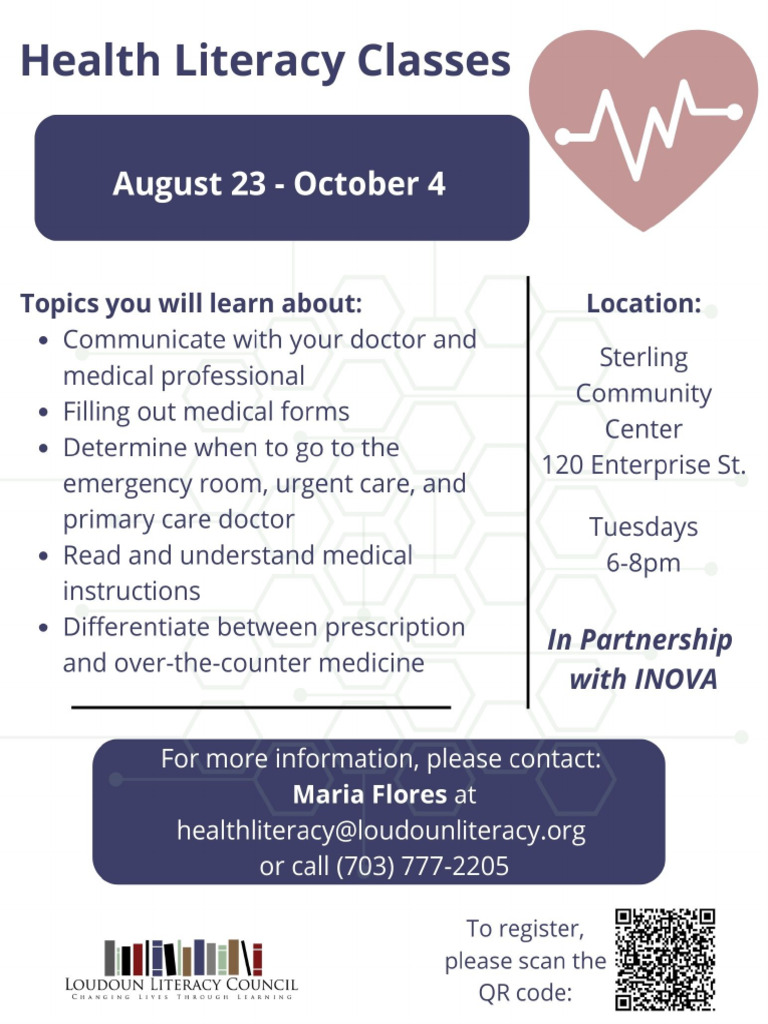 Health Literacy Flyer | PDF