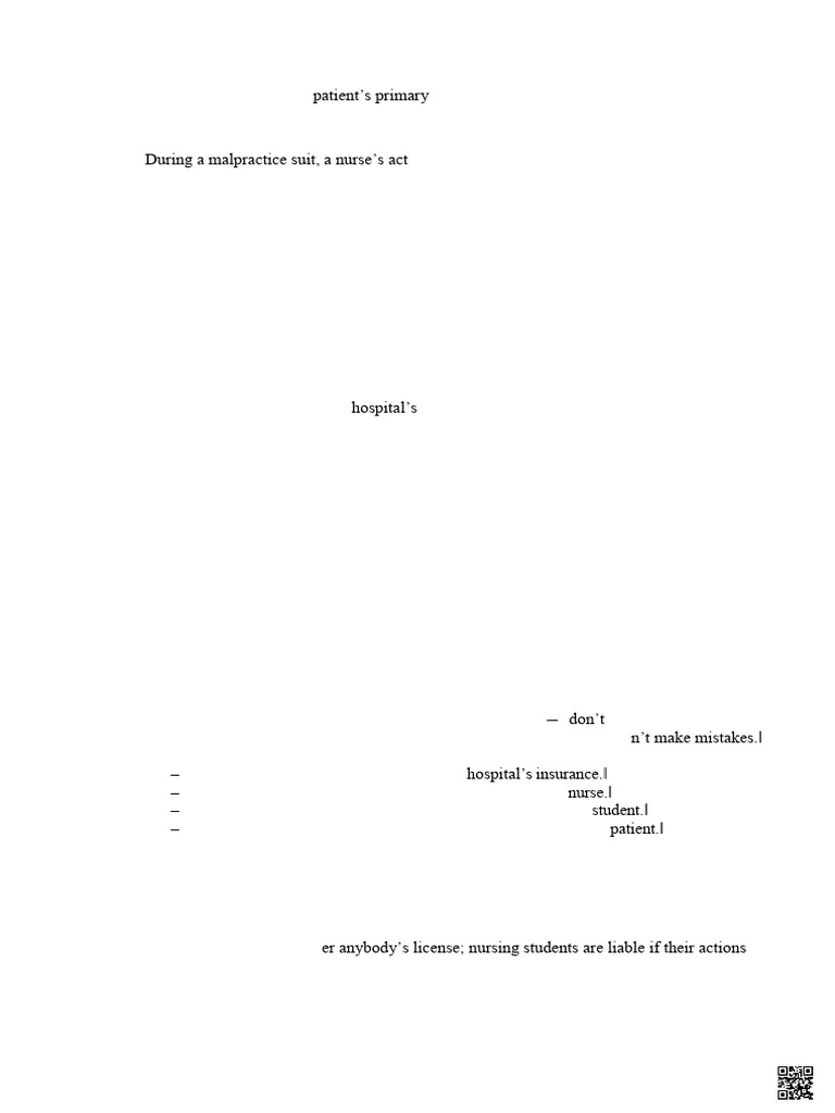 Fundamentals For Nursing | PDF | Nursing | Defamation