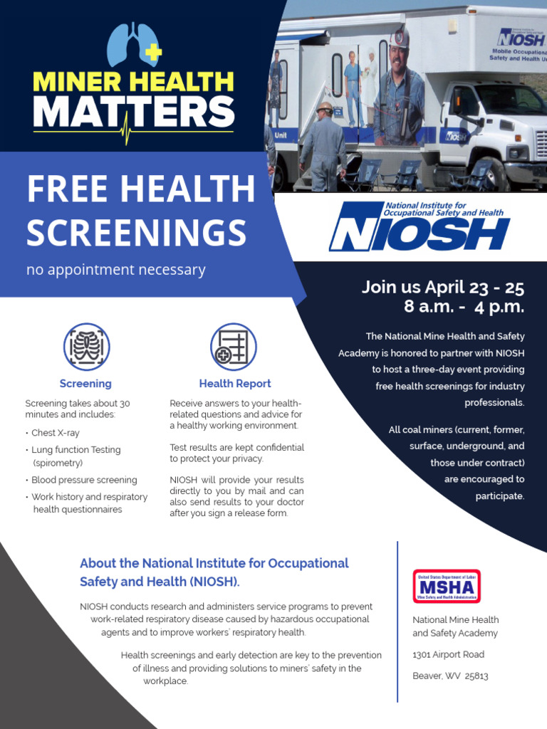 NIOSH Flyer | PDF | Occupational Safety And Health | Labor Relations