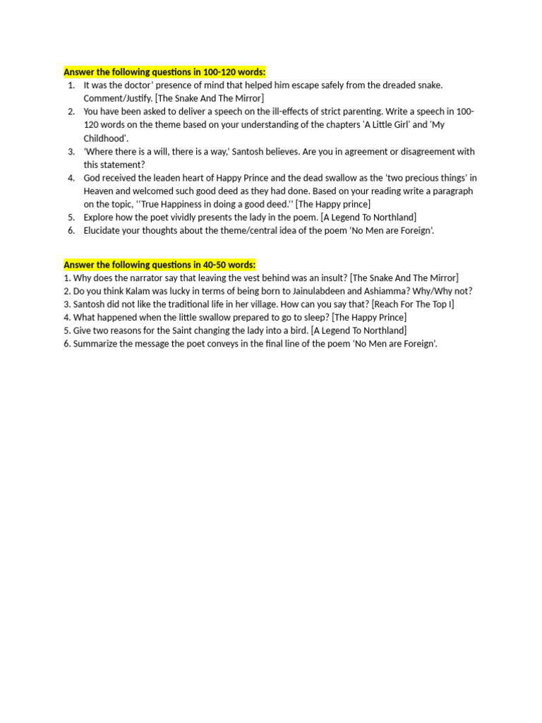 IX Worksheet | PDF