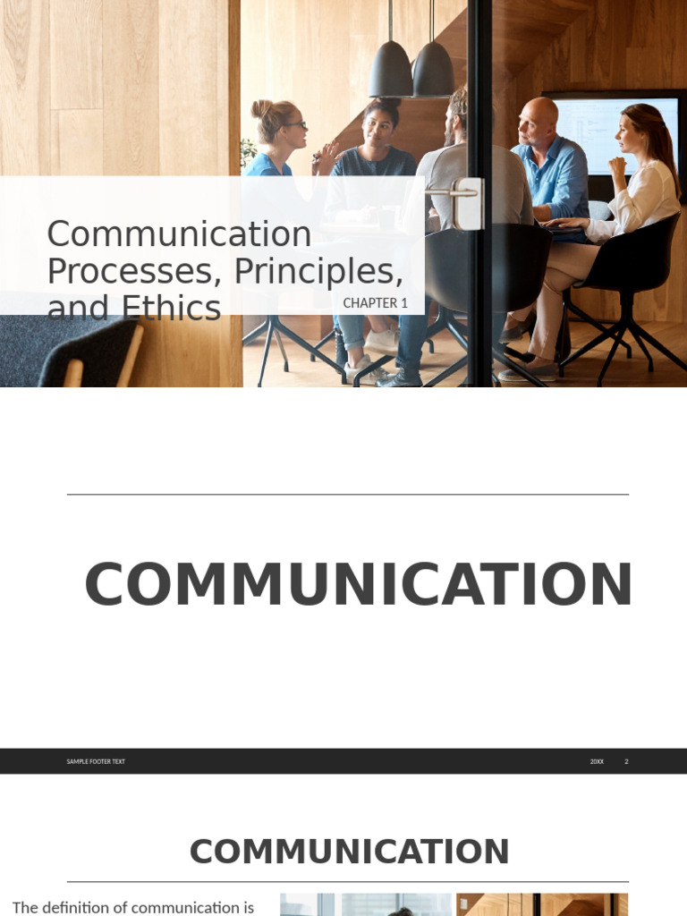 Communication Processes Principles and Ethics Pptx2 | PDF | Communication | Information