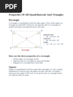 Complete Quadrilateral Properties Sheet | PDF