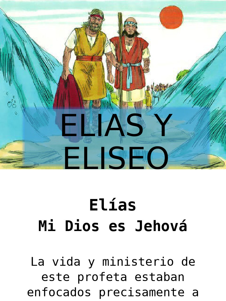 Elias y Los Profetas de Baal | PDF