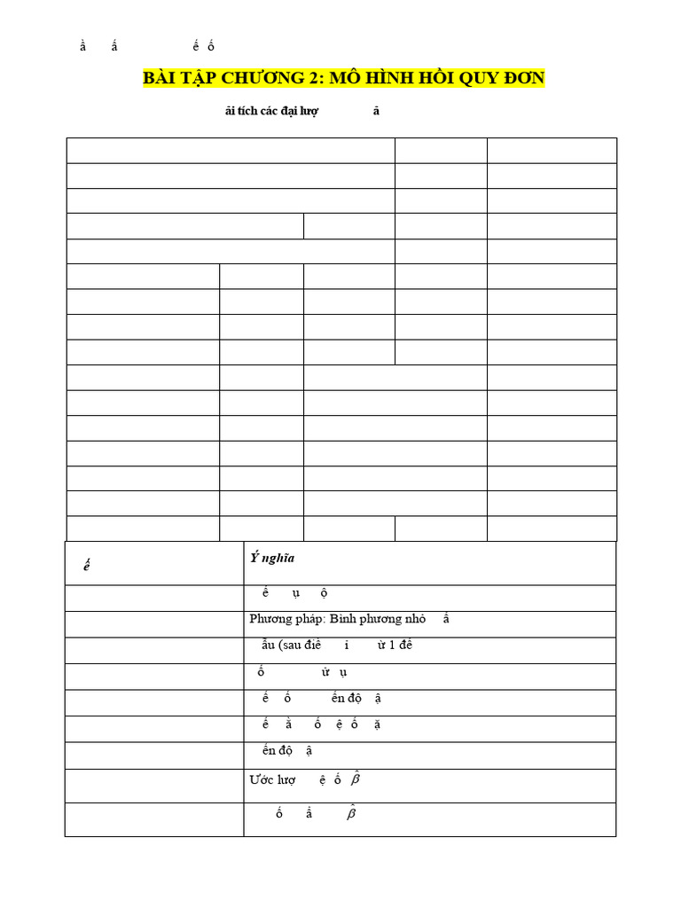 Bài Tập KTL năm 2025 - Tuấn | PDF
