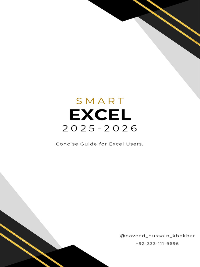 Excel User Guide 2025-2026 | PDF | Microsoft Excel | Computing