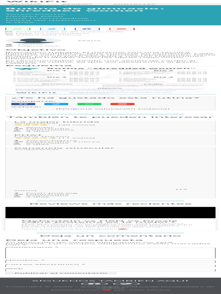 Womens Routine Brutal | PDF