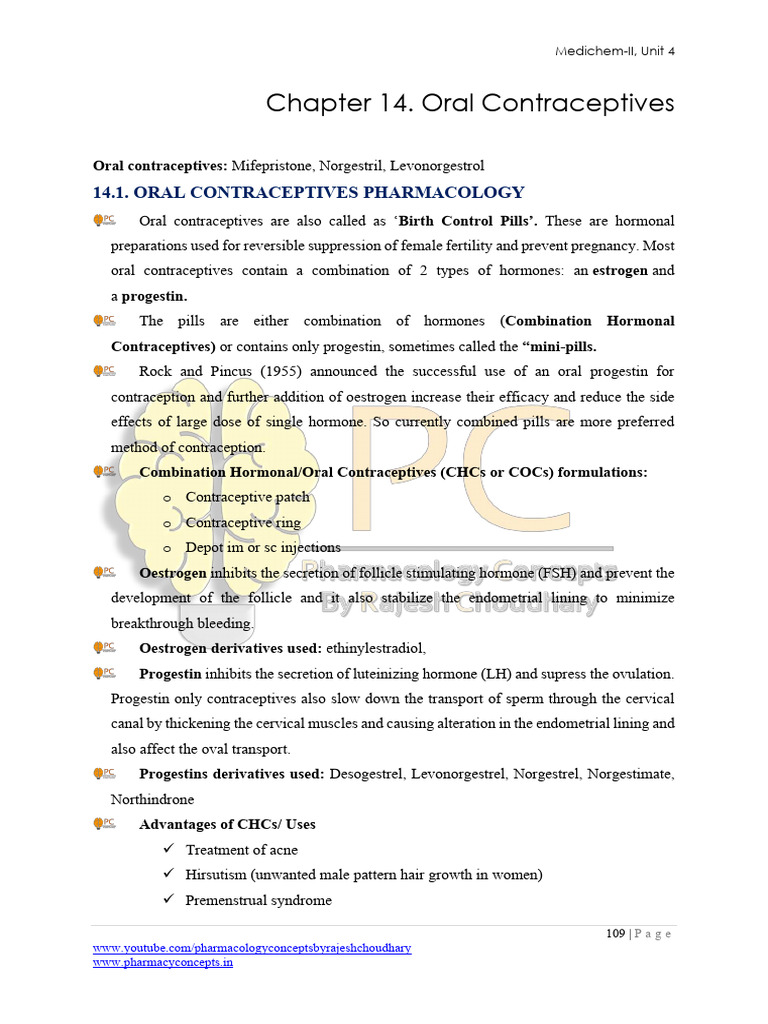 Oral-Contraceptive (1) | PDF | Combined Oral Contraceptive Pill | Menstrual Cycle