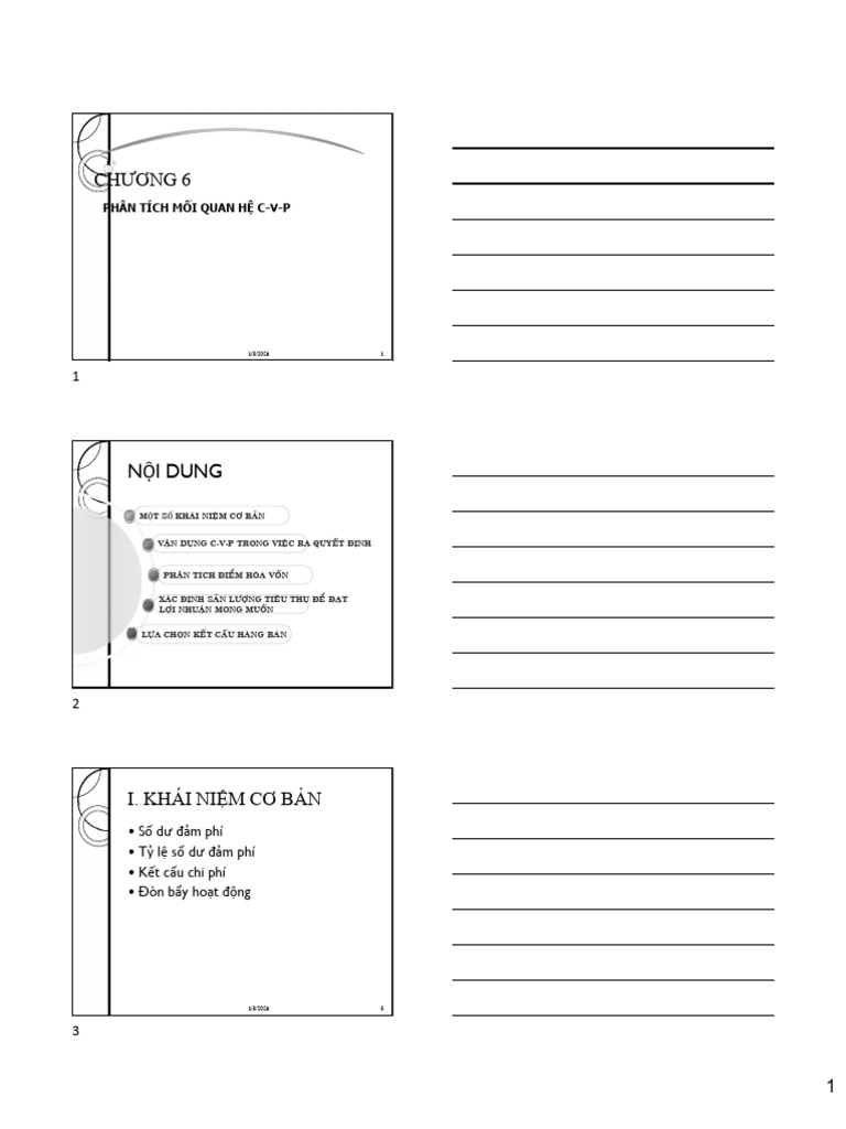 SLIDE CHUONG 3_ PHAN TICH CVP | PDF