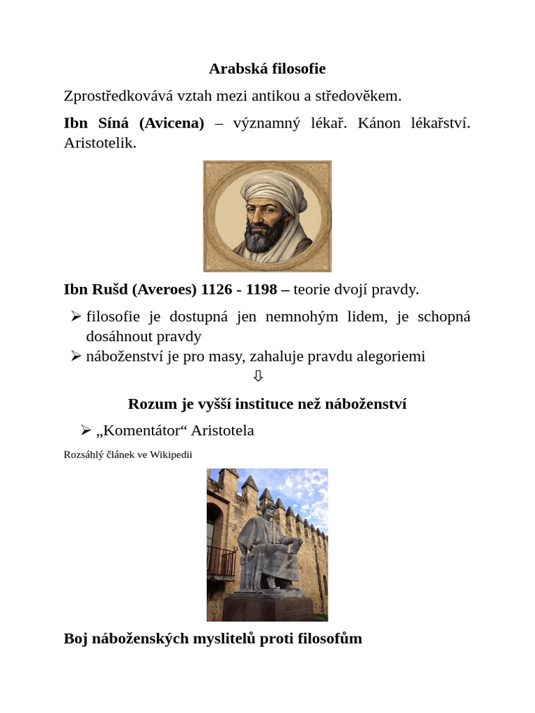 Arabská Filosofie | PDF