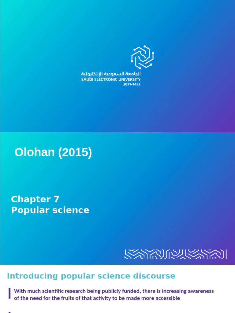 SEU TRA 440 Week 10 Chapter PPT Olohan Ch07 | PDF | Science | News