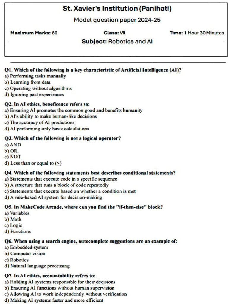 AI and Robotics Sample Note | PDF | Artificial Intelligence ...