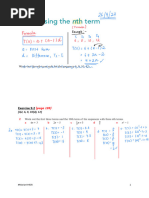 nth Term Sequences Workout Guide | PDF | Mathematics | Mathematical ...